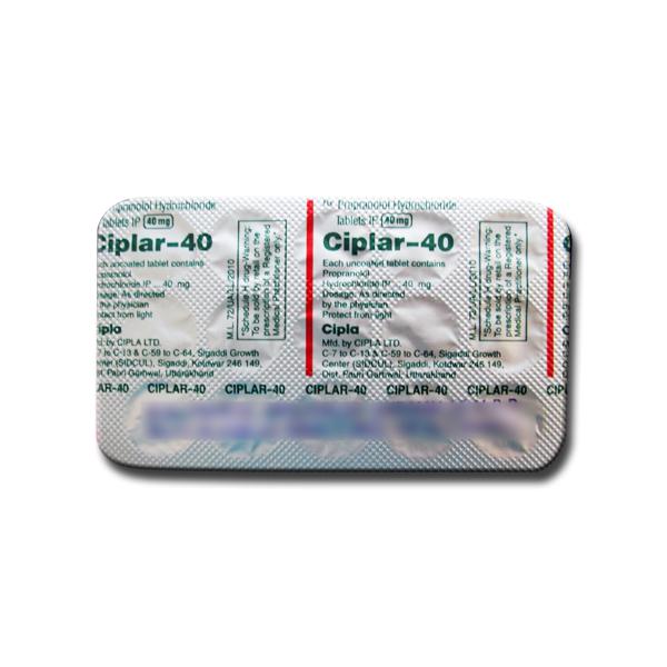 PositraRx: Your Local Online Pharmacy: CIPLAR 40 MG TABLET