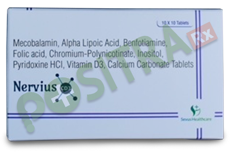 NERVIUS-CD3 TABLET | PositraRx: Your Local Online Pharmacy