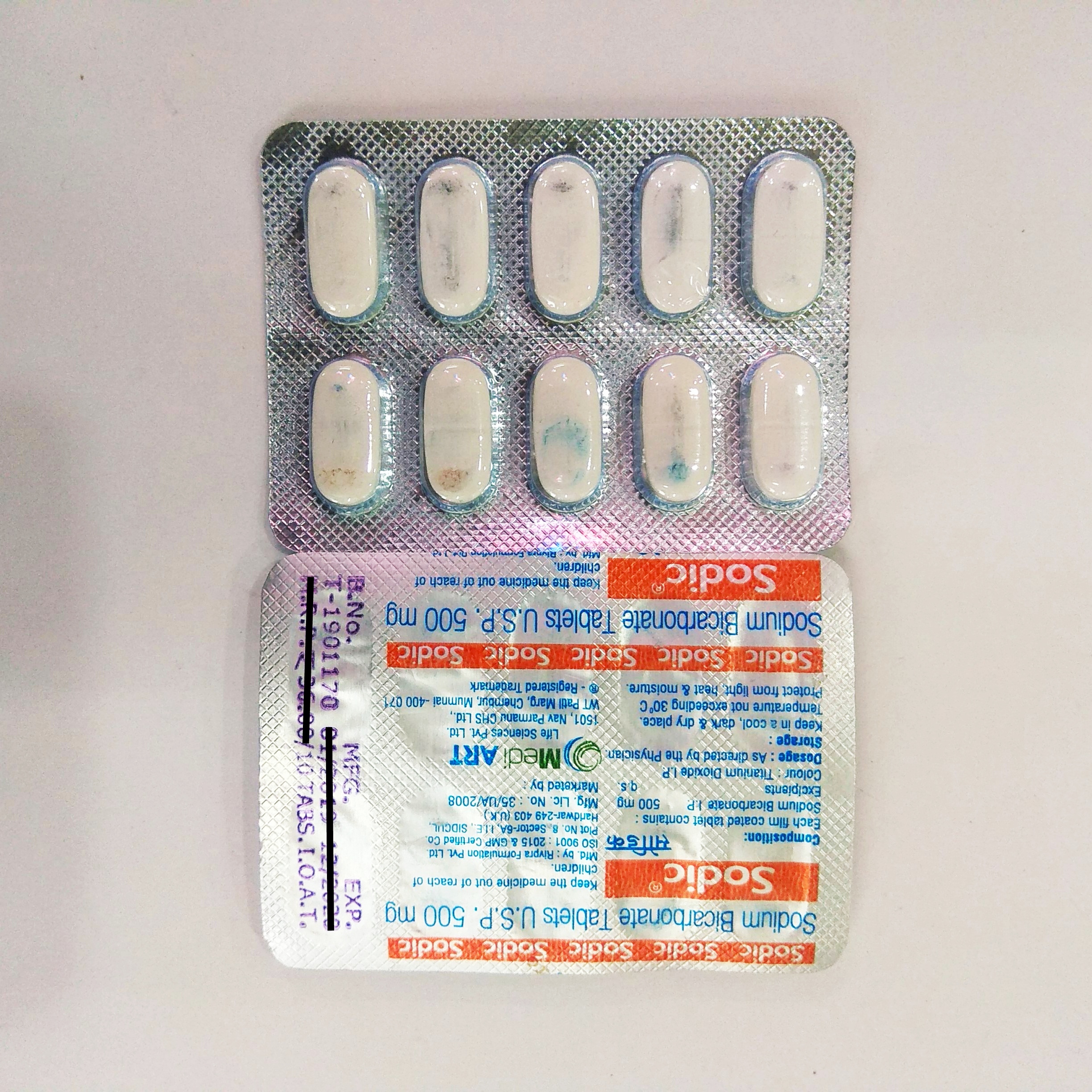 PositraRx: Your Local Online Pharmacy: SODIC 500 MG TABLET