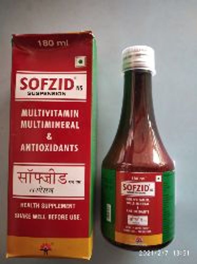 PositraRx: Your Local Online Pharmacy: SOFZID SUSPENSION