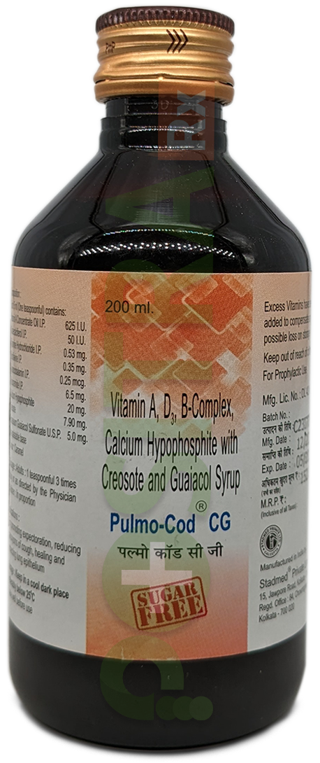 PositraRx: Your Local Online Pharmacy: PULMO-COD CG SYRUP 450 ML