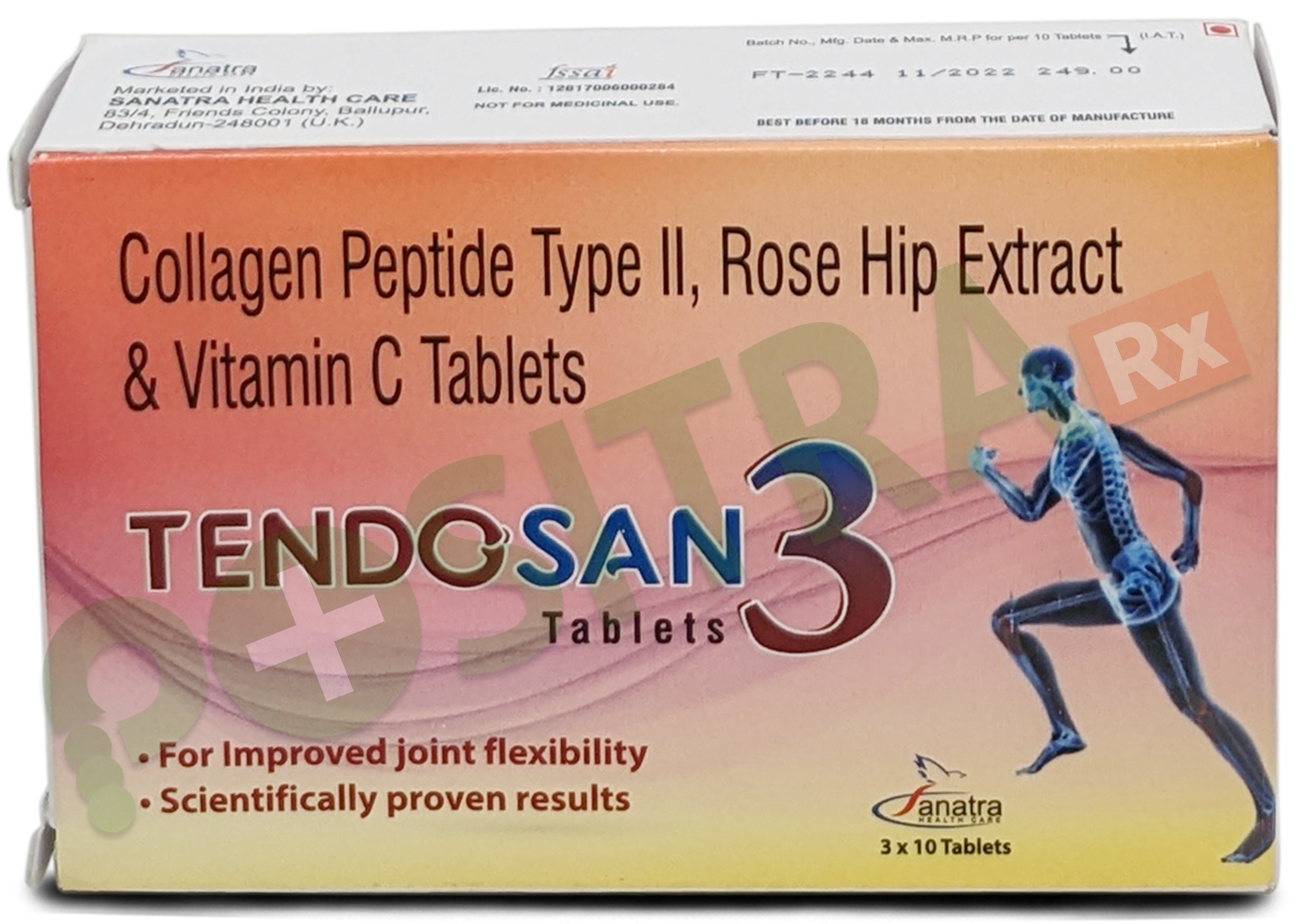 TENDOSAN 3 TABLET | PositraRx: Your Local Online Pharmacy