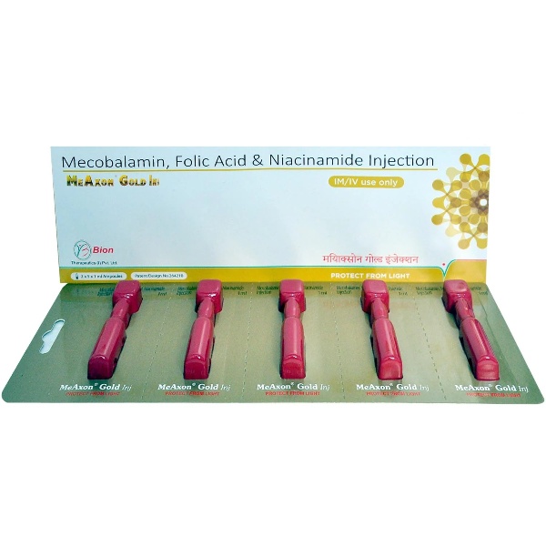 PositraRx: Your Local Online Pharmacy: MEAXON GOLD INJ 1 ML