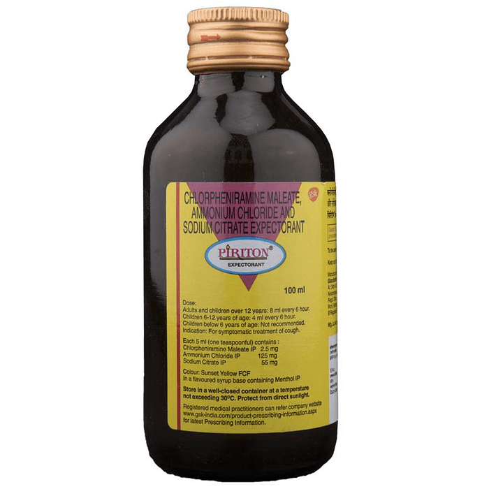 PositraRx: Your Local Online Pharmacy: PIRITON EXPECTORANT