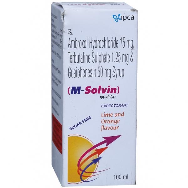 PositraRx: Your Local Online Pharmacy: M-SOLVIN SYRUP 100 ML