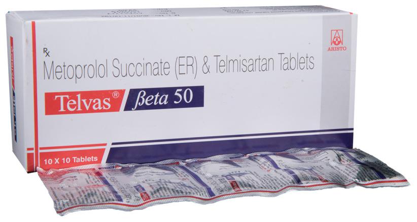 TELVAS BETA 50 MG TABLET | PositraRx: Your Local Online Pharmacy